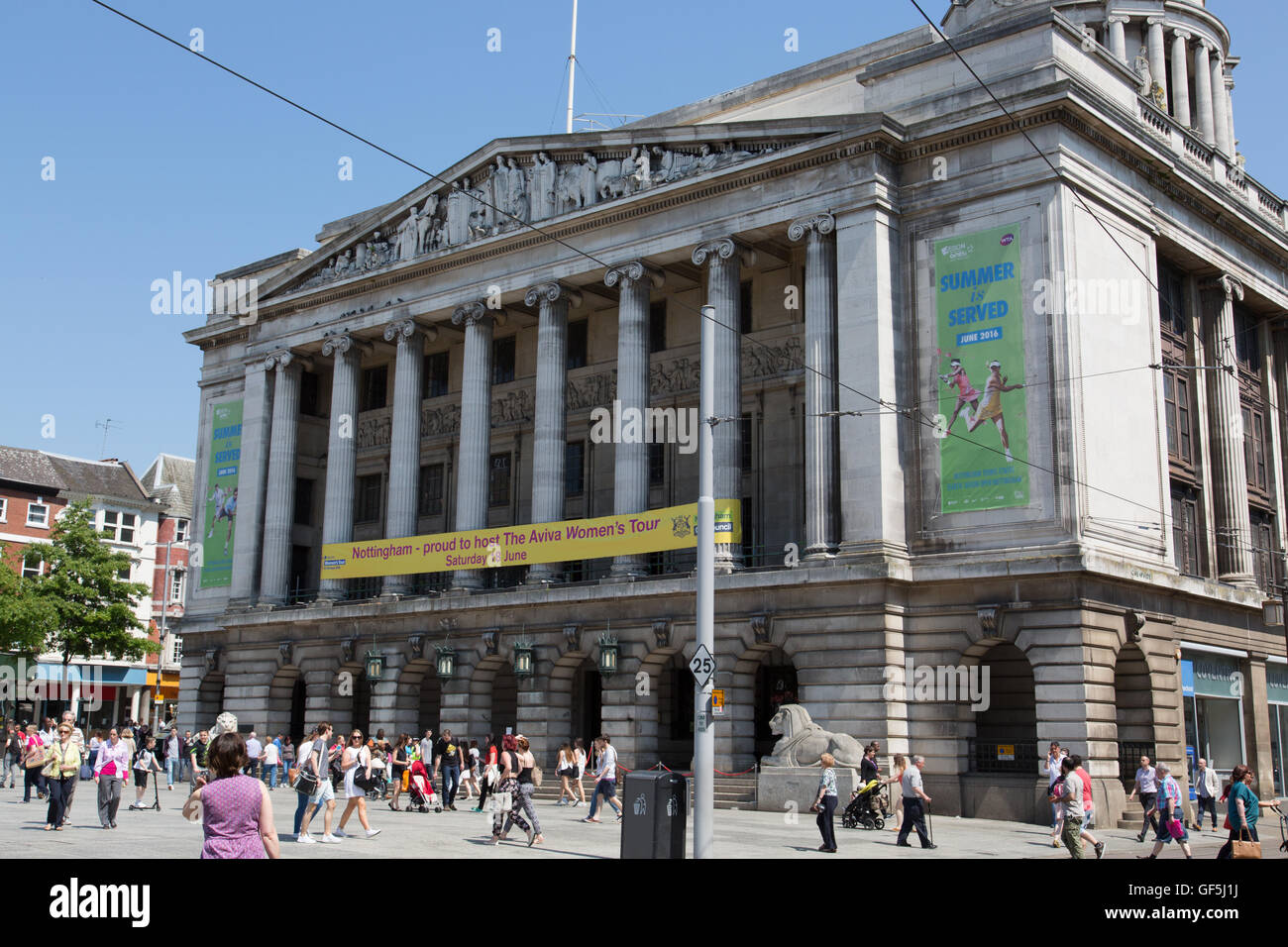 Council House, Old Market Square, Nottingham city centre Stock Photo ...