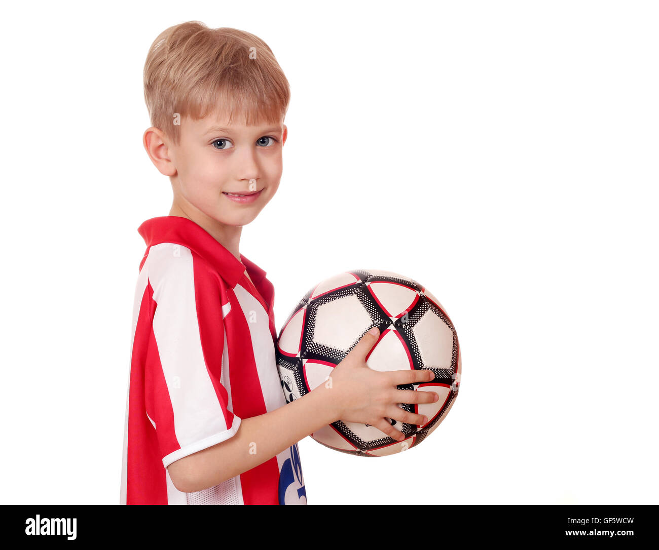 boy with football Stock Photo - Alamy