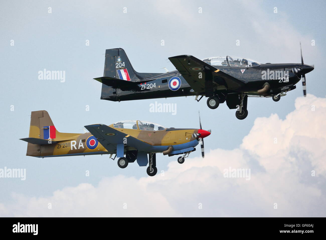 RAF Short Tucanos at Dunsfold Wings and Wheels Show Stock Photo - Alamy