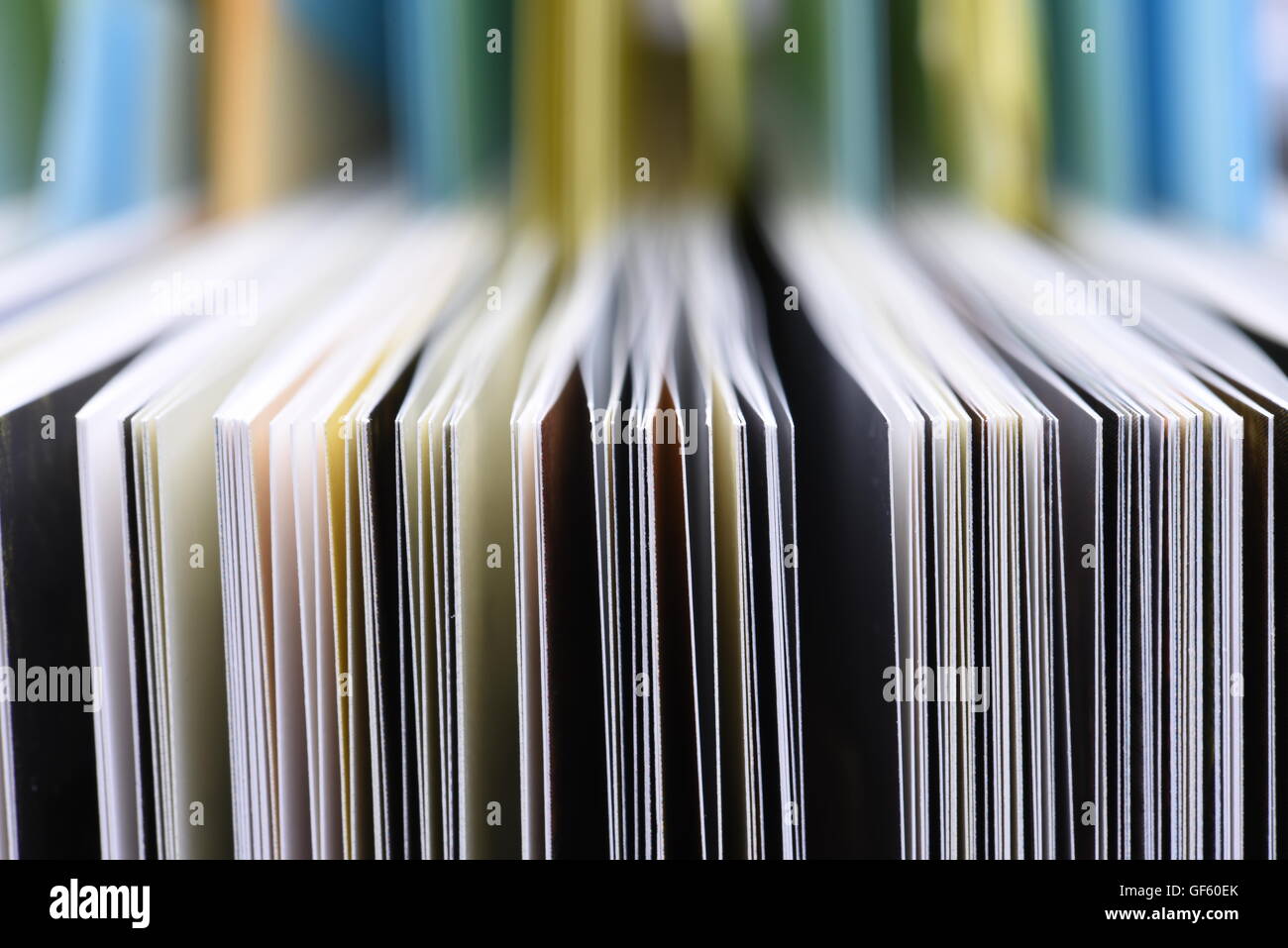 Closeup edge open book pages hi-res stock photography and images - Alamy