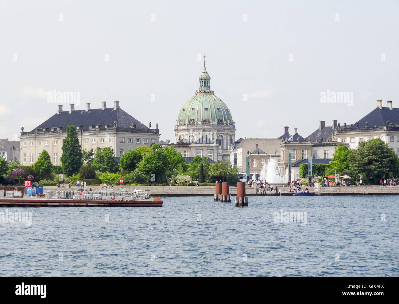 waterside scenery in Copenhagen, the capital city of Denmark Stock ...