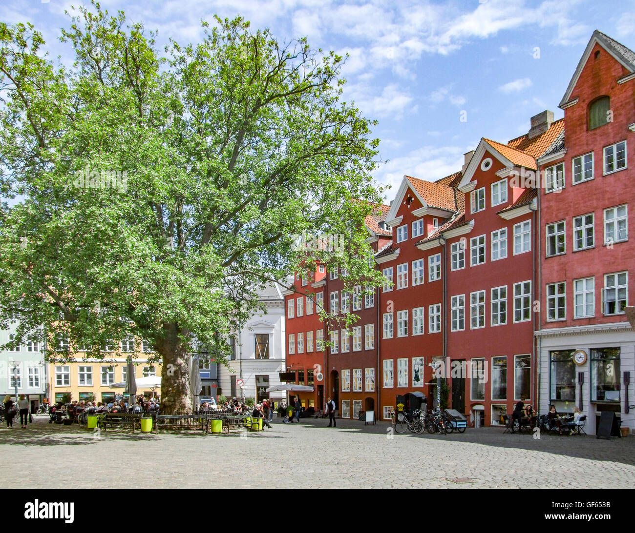 sunny city view of Copenhagen, the capital city of Denmark Stock Photo ...