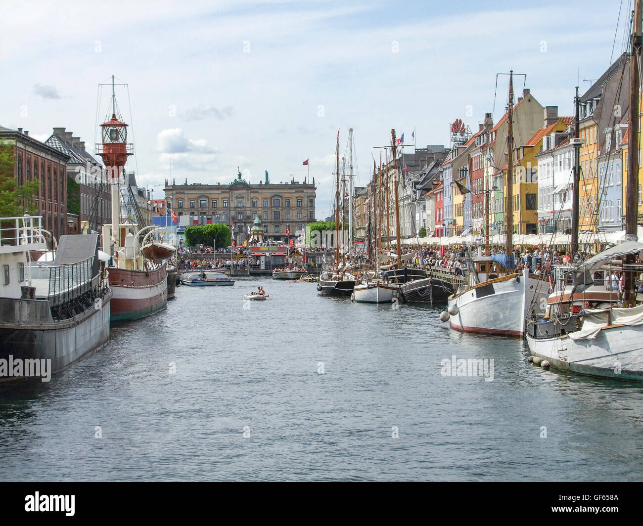 waterside scenery in Copenhagen, the capital city of Denmark Stock ...