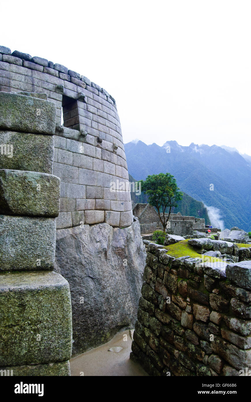 Machu picchu temple sun hi-res stock photography and images - Alamy