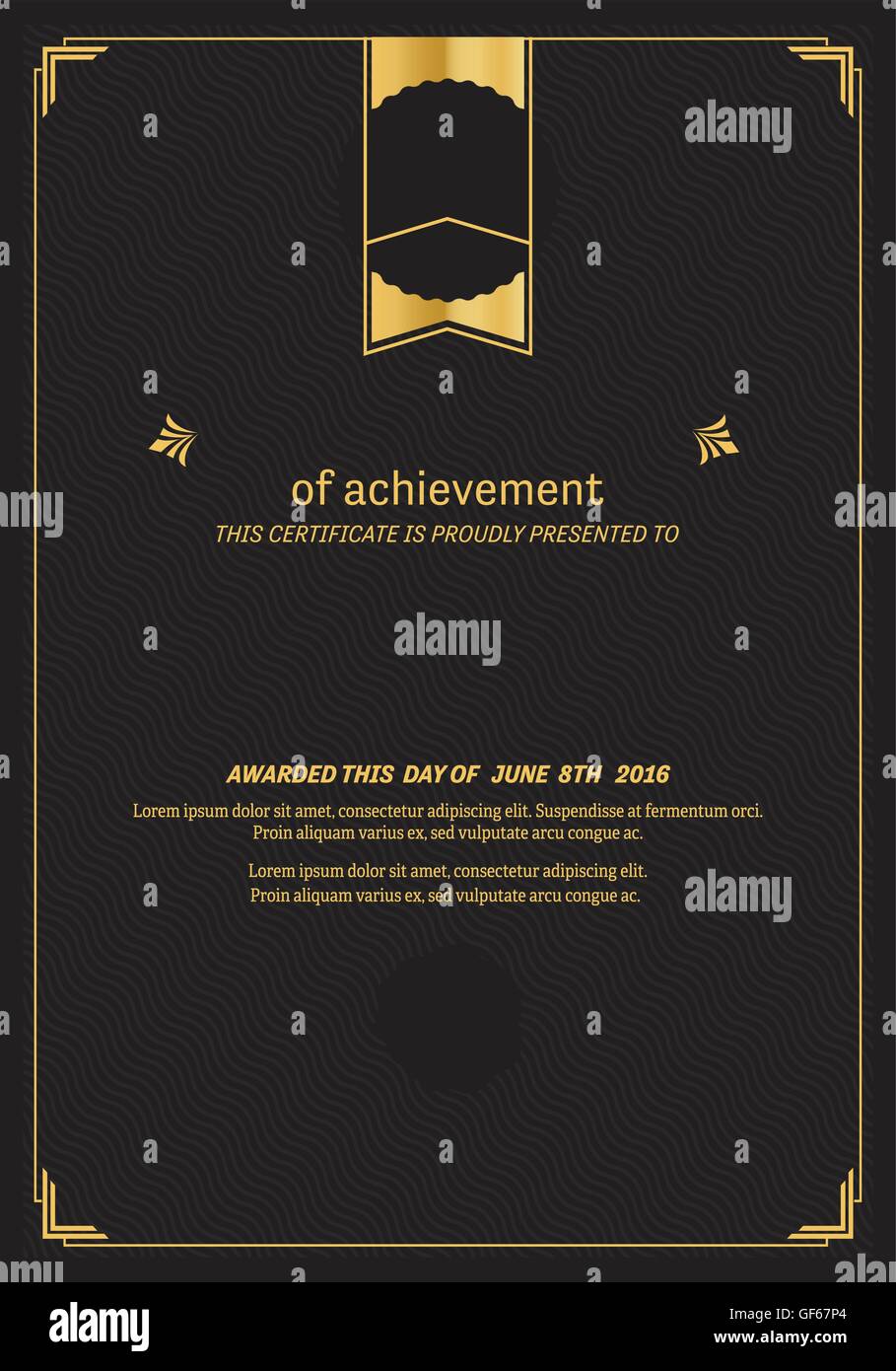 certificate diploma template vector illustration design Stock Vector ...