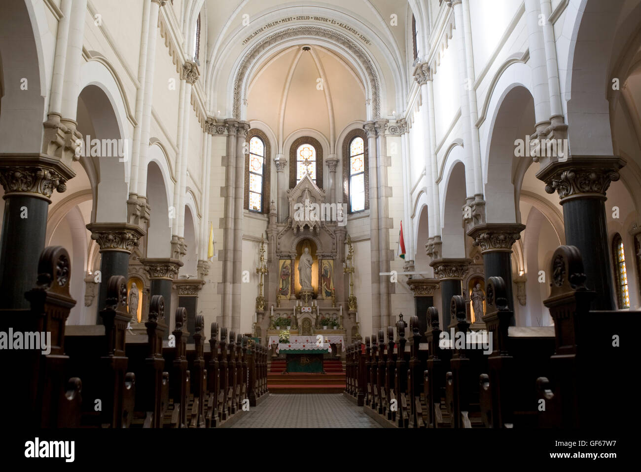 Mass at sacred heart catholic church hi-res stock photography and ...