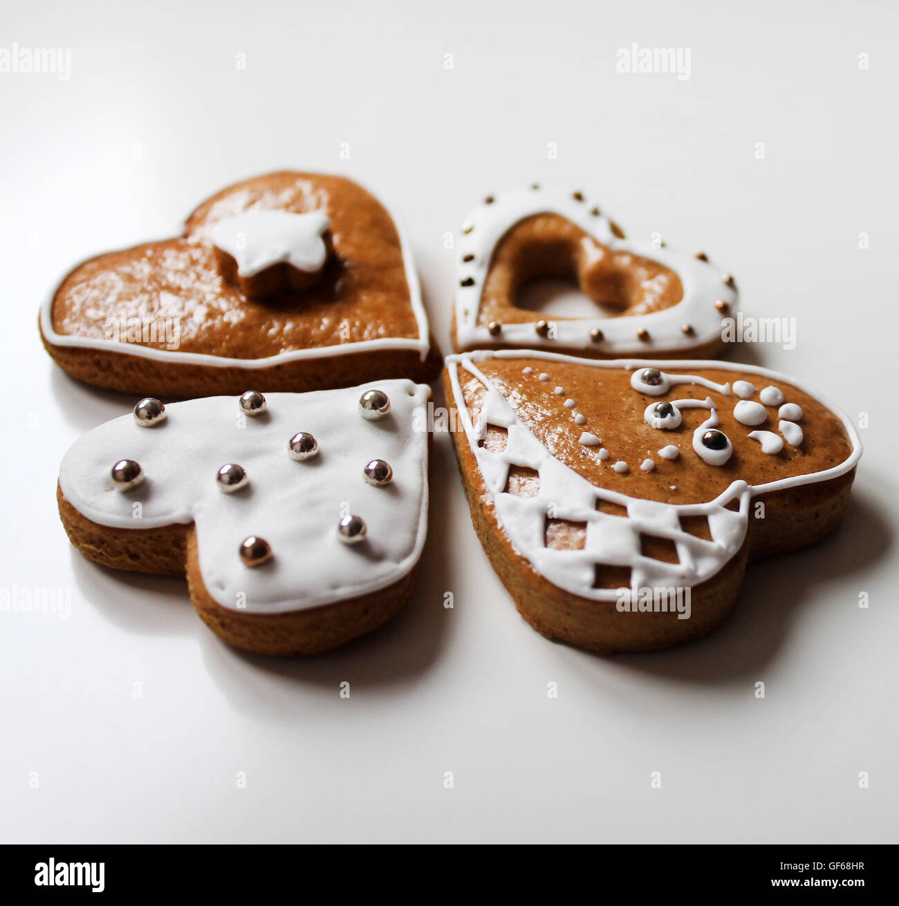 Christmas gingerbread heart hi-res stock photography and images - Alamy