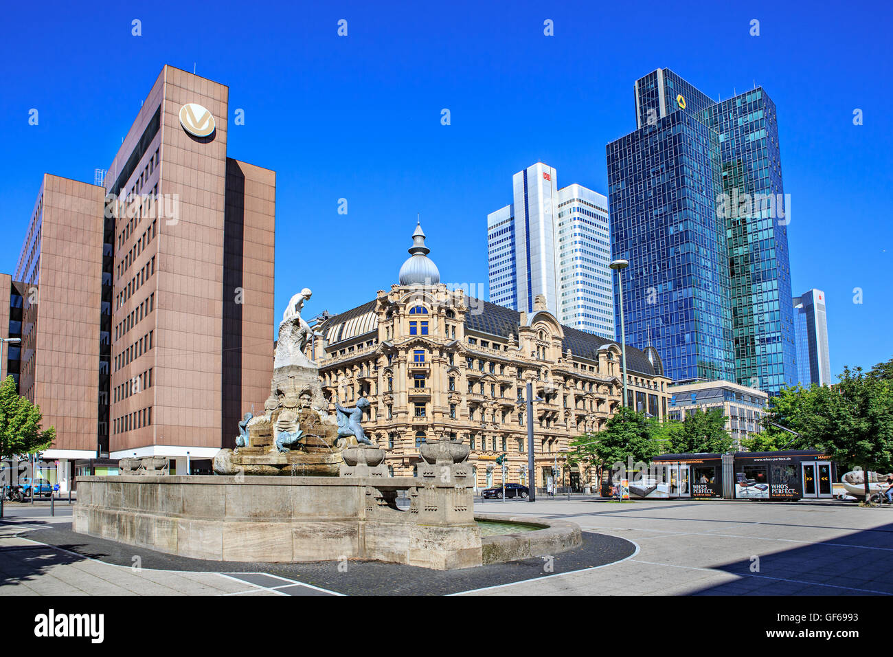 FRANKFURT ON THE MAIN, GERMANY - CIRCA JUNE, 2016: The Willy-Brandt ...