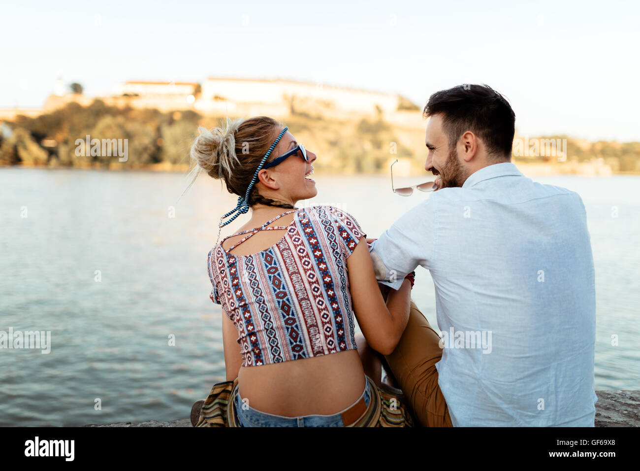 Active couple spending time outdoors hi-res stock photography and ...