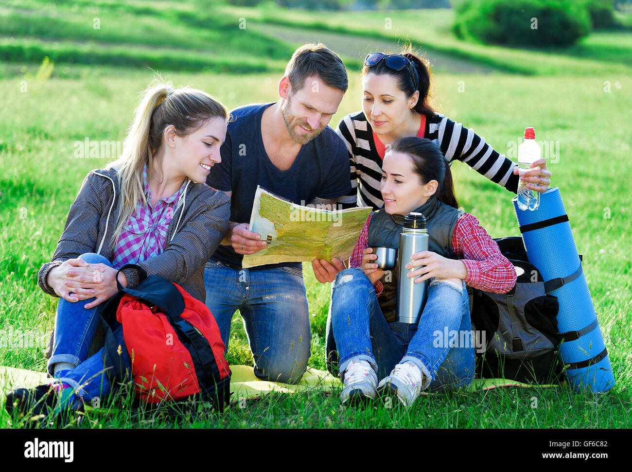 People watching map hi-res stock photography and images - Alamy