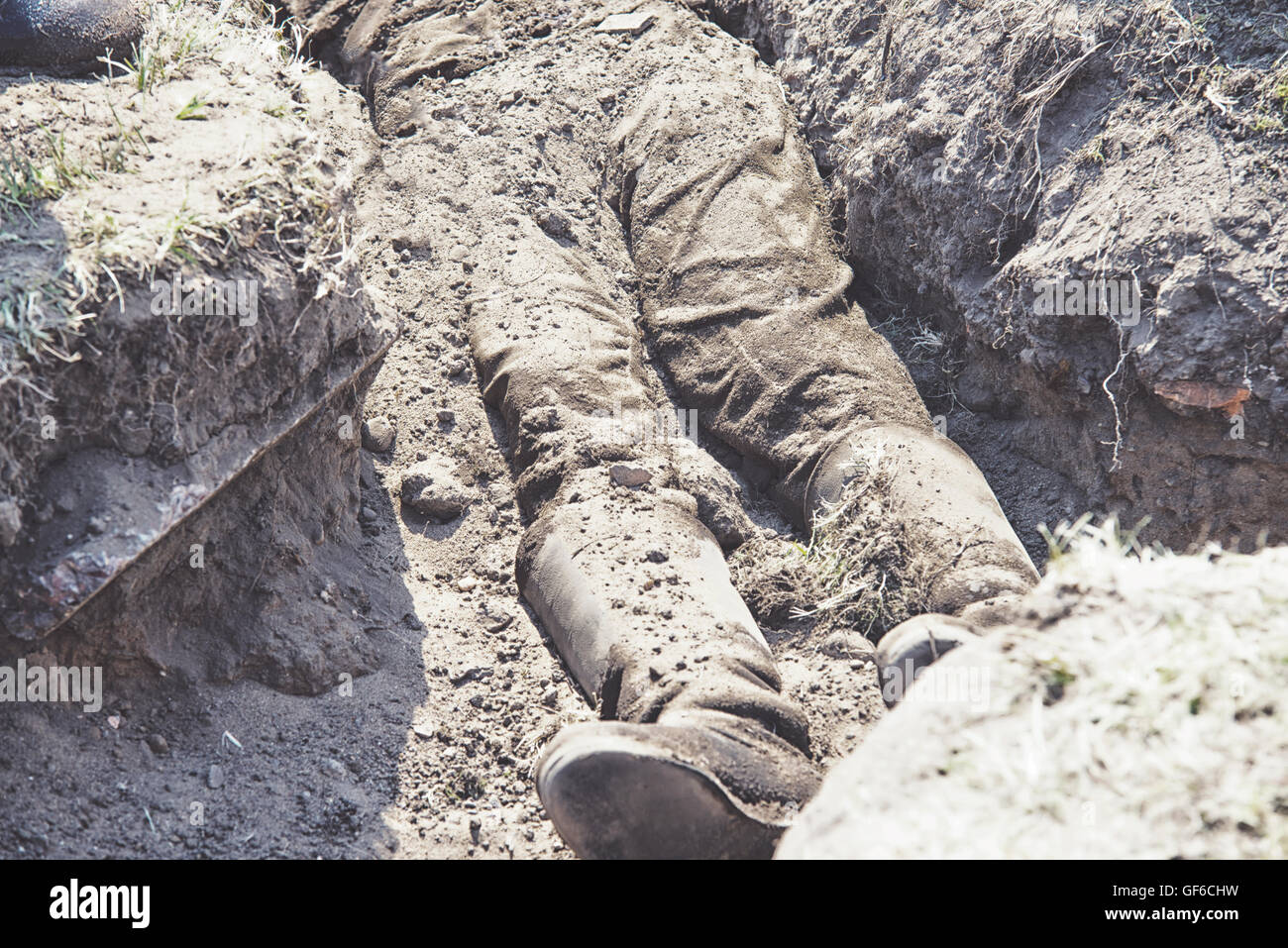 conceptual image of violence and crime, dead body Stock Photo - Alamy