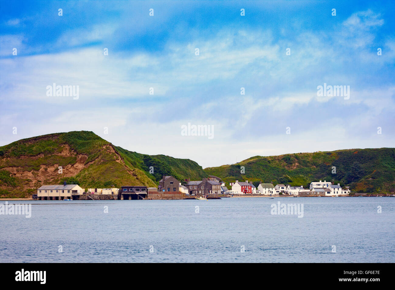 Porth Nefyn Beach and Ty Coch Inn, Llyn Peninsula, Wales, UK during ...