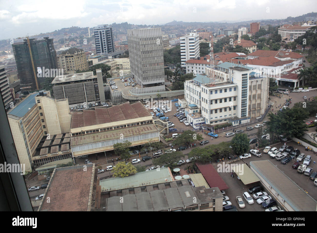 A day time view of the Ugandan city, Kampala Stock Photo - Alamy