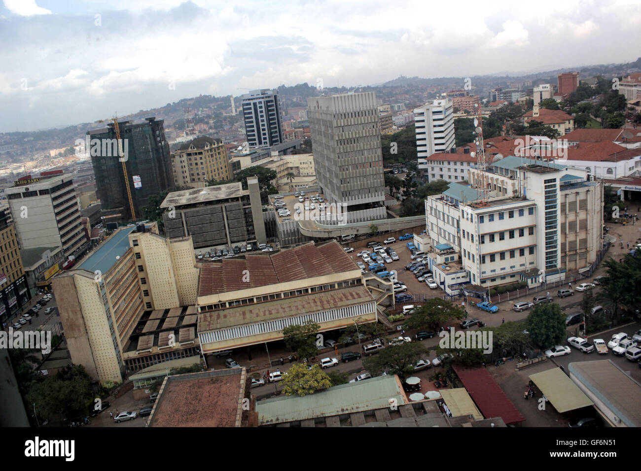 A day time view of the Ugandan city, Kampala Stock Photo - Alamy