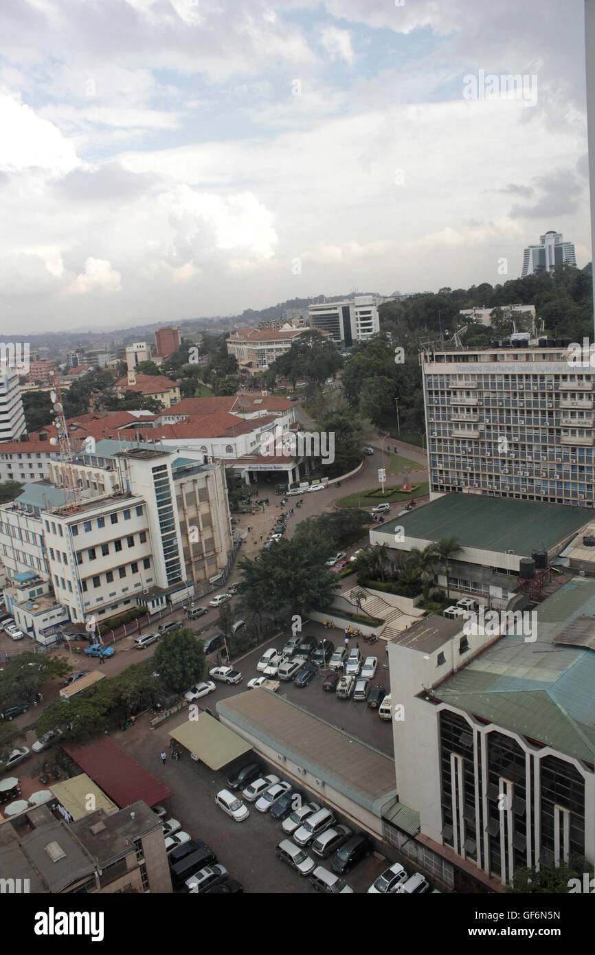 A day time view of the Ugandan city, Kampala Stock Photo - Alamy