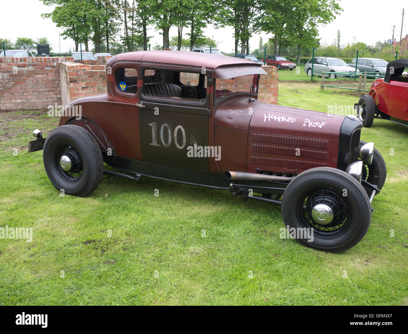 Classic Hot Rod at Thorpe Camp visitor center Stock Photo - Alamy