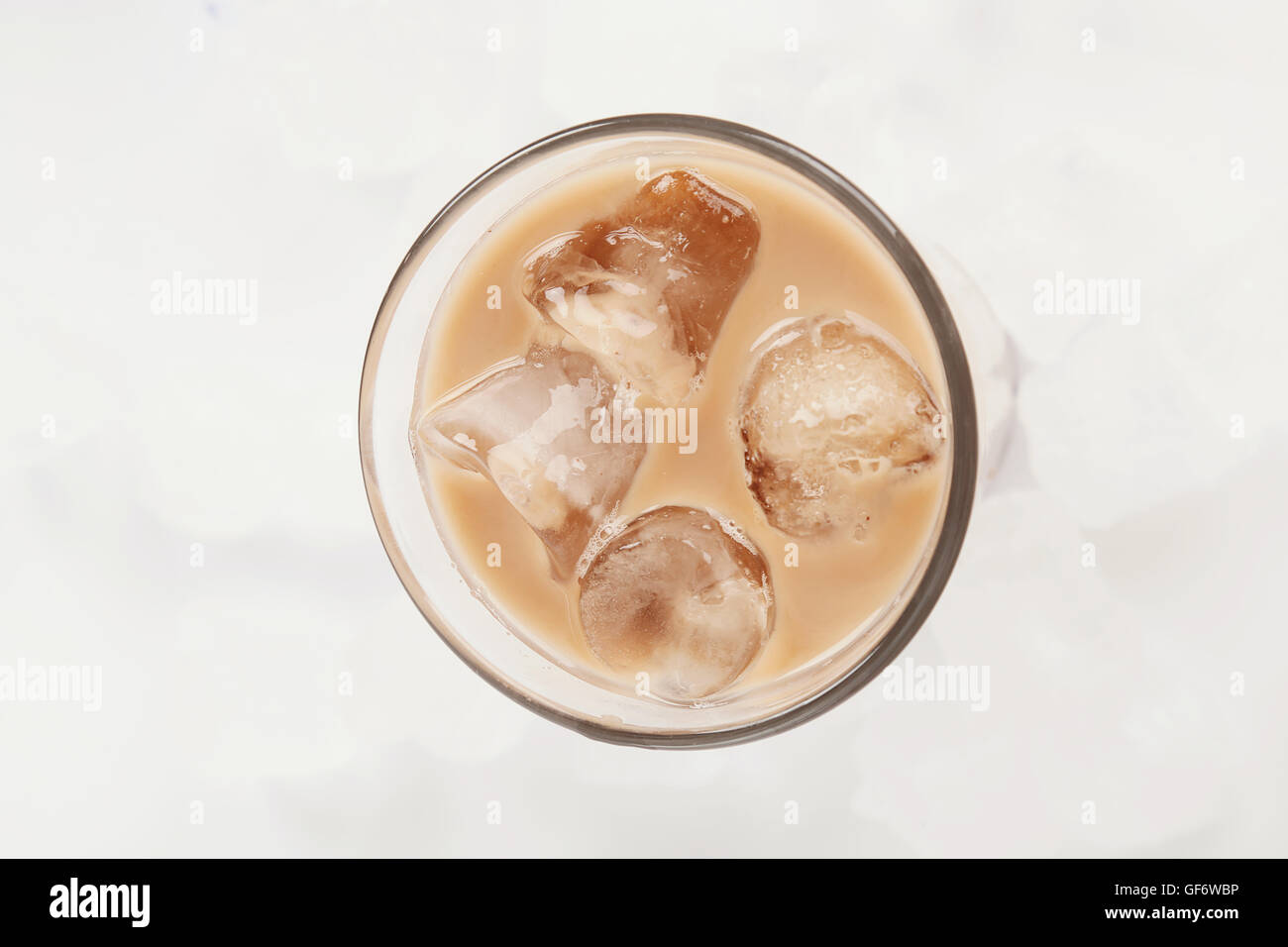 Iced coffee latte hi-res stock photography and images - Alamy