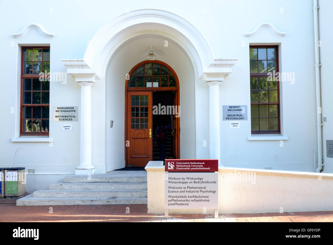 Mathematical Sciences and Industrial Psychology building on the campus ...