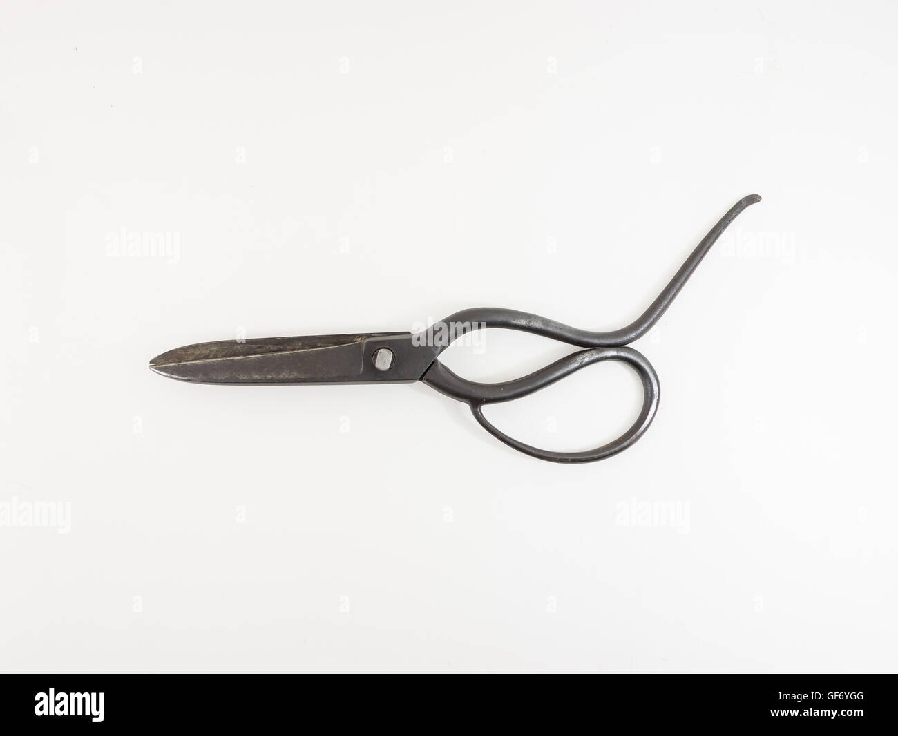 scissors shears tailor dressmaker iron former hoary Stock Photo - Alamy
