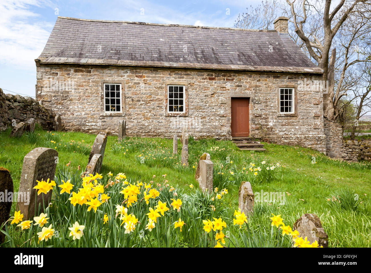 Coanwood Friends Meeting House, a simple Quaker meeting house built in ...