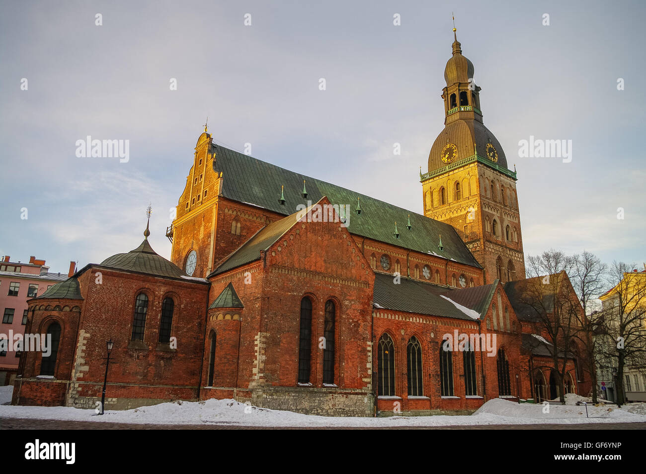 Historical building of Riga Dome Cathedral, Latvia Stock Photo - Alamy