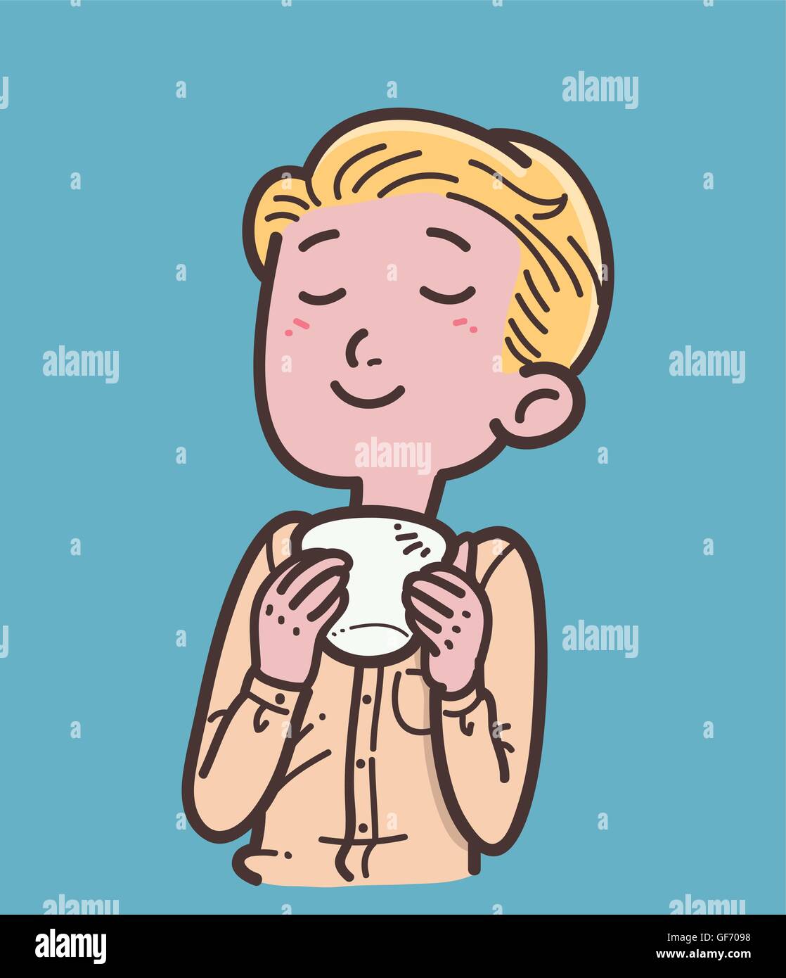 Break enjoying Stock Vector Images - Alamy