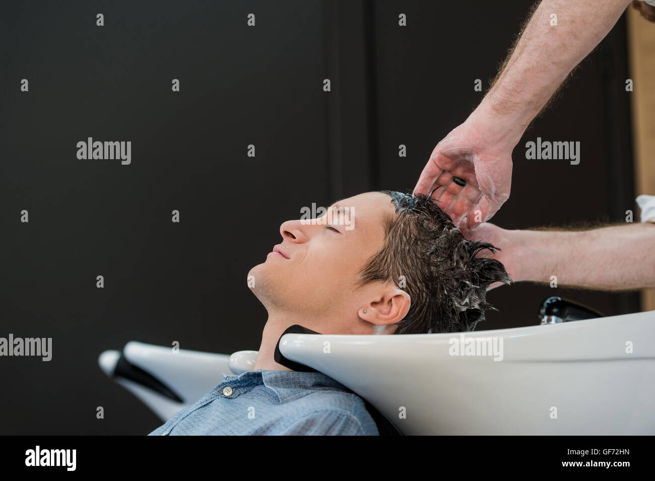 Relax hairdresser beauty salon woman head hi-res stock photography and ...