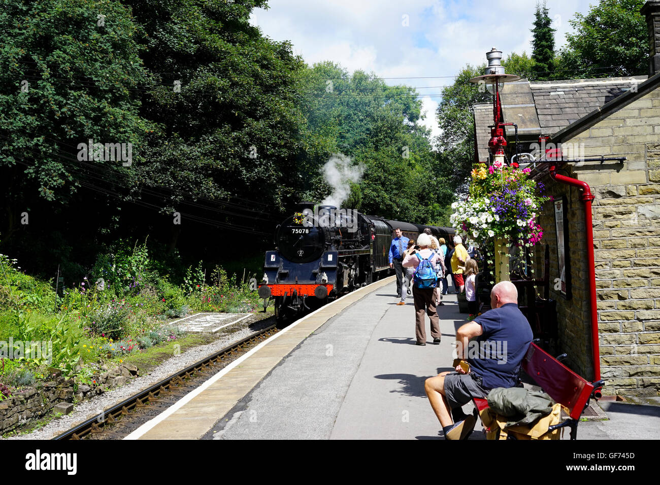 Haworth Railway Station, Haworth, West Yorkshire, England UK Stock ...