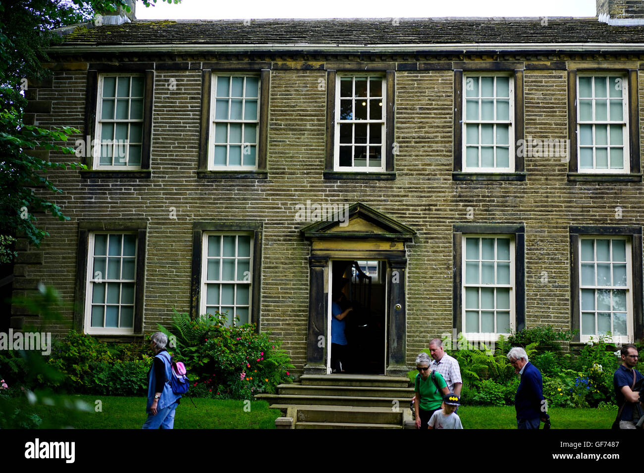 The Bronte Parsonage, Haworth, West Yorkshire, England, UK Stock Photo ...