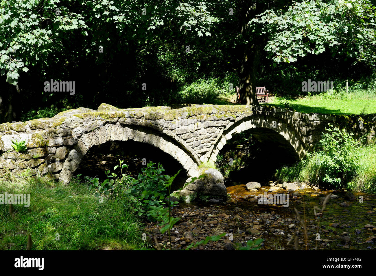 Pack-Horse Bridge at Wycoller,Trawden,Colne,Lancashire, UK Stock Photo ...