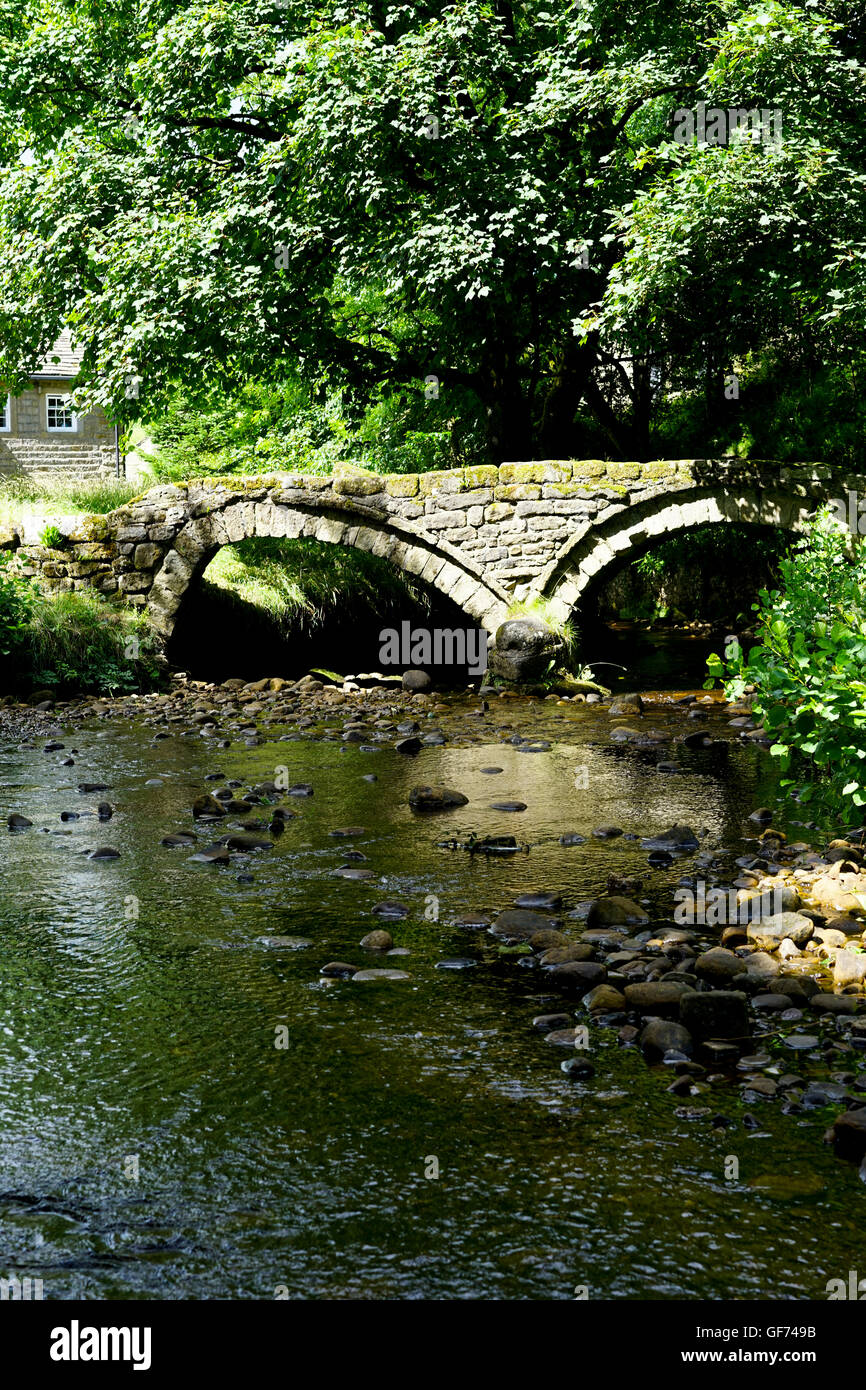 Pack-Horse Bridge at Wycoller,Trawden,Colne,Lancashire, UK Stock Photo ...