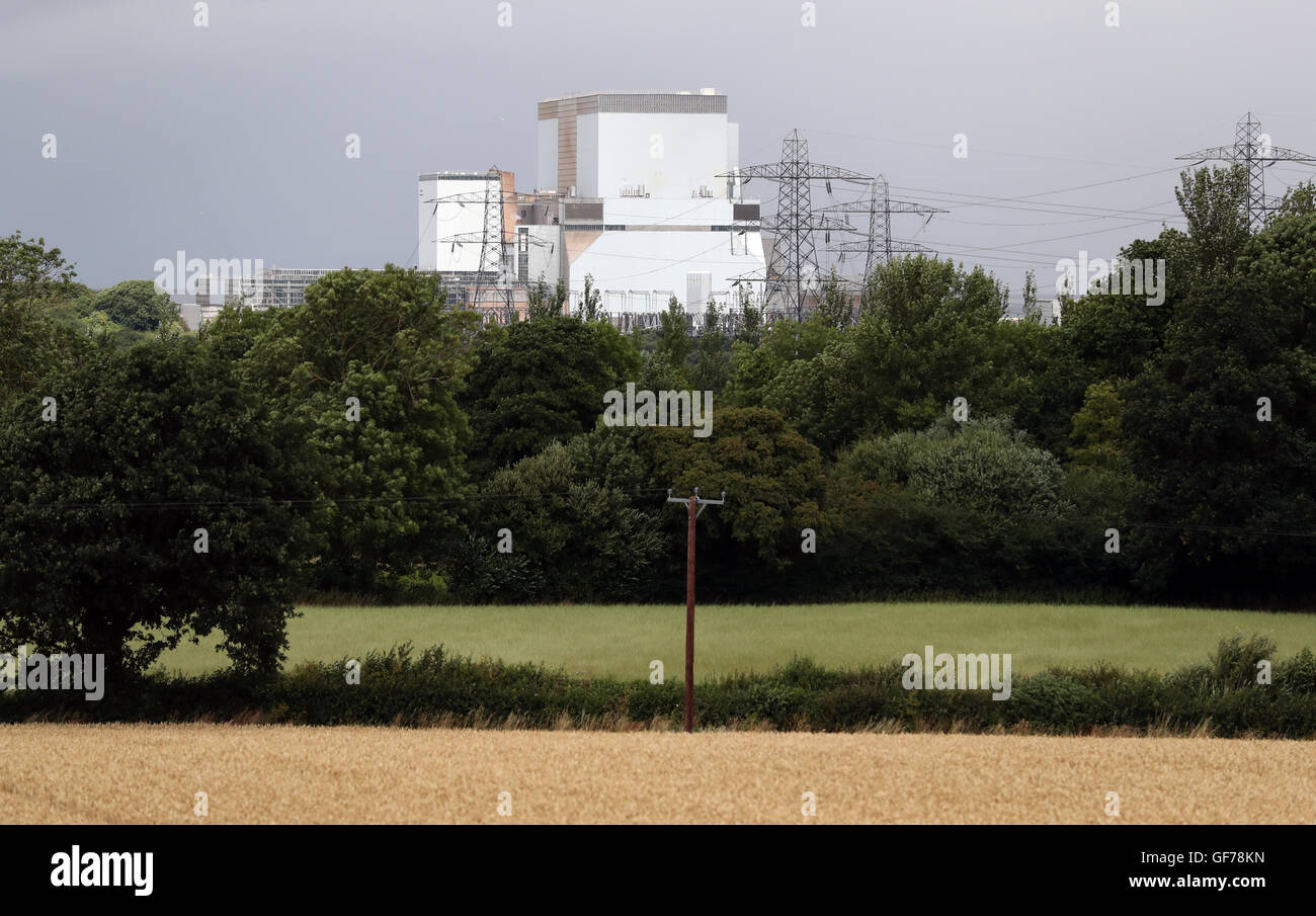 General view of Hinkley Point B power station in Somerset, as energy ...