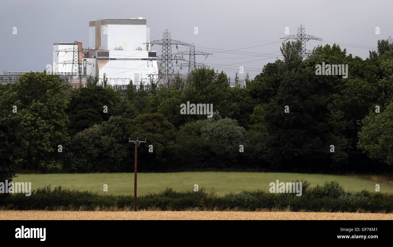 General view of Hinkley Point B power station in Somerset, as energy ...