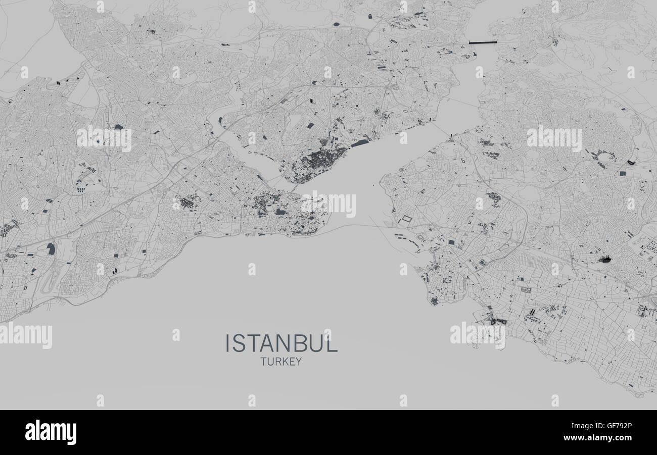 Istanbul map hi-res stock photography and images - Alamy