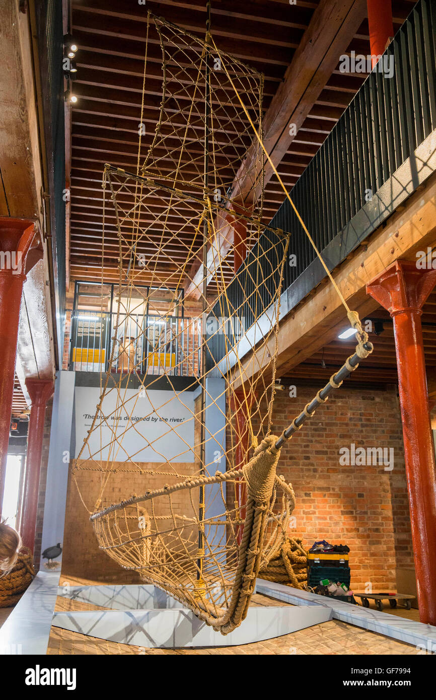 An exhibit showing a Severn trow boat display at the recently ...