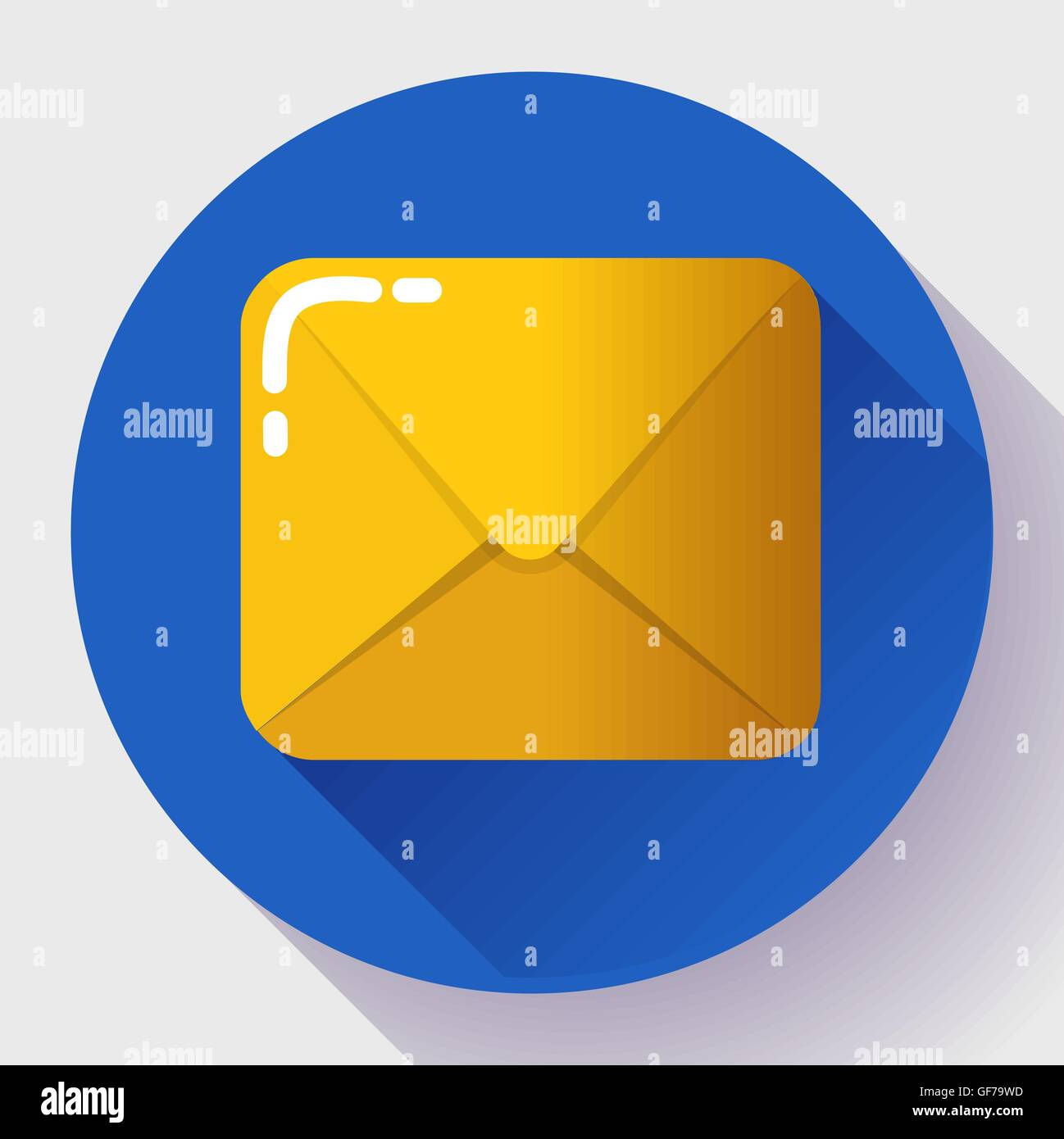 Small parcel package, letter or mail flat icon Stock Vector Image & Art ...