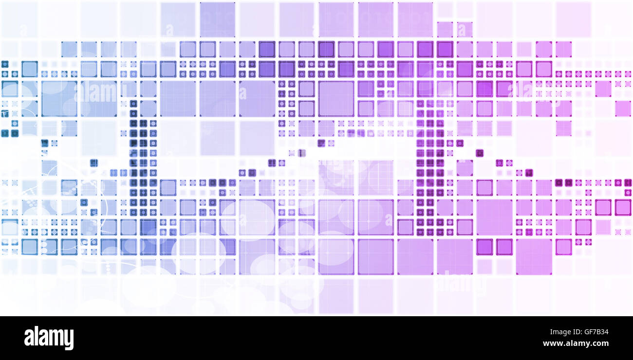 Block Abstract Background with Dynamic Digital Theme Art Stock Photo ...