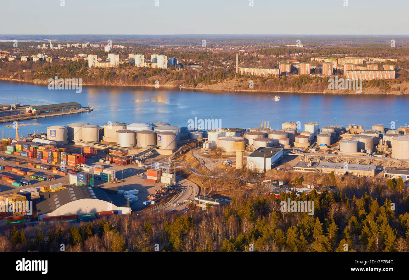 Stockholm oil terminal hi-res stock photography and images - Alamy