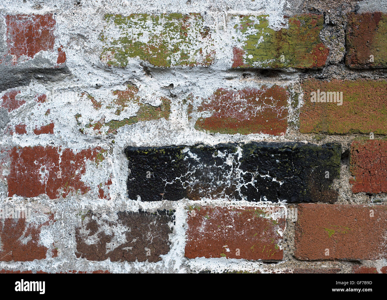An old brick wall with signs of aging Stock Photo - Alamy