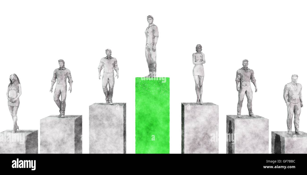 Business Pioneer and Market Industry Leader as a Concept Stock Photo ...