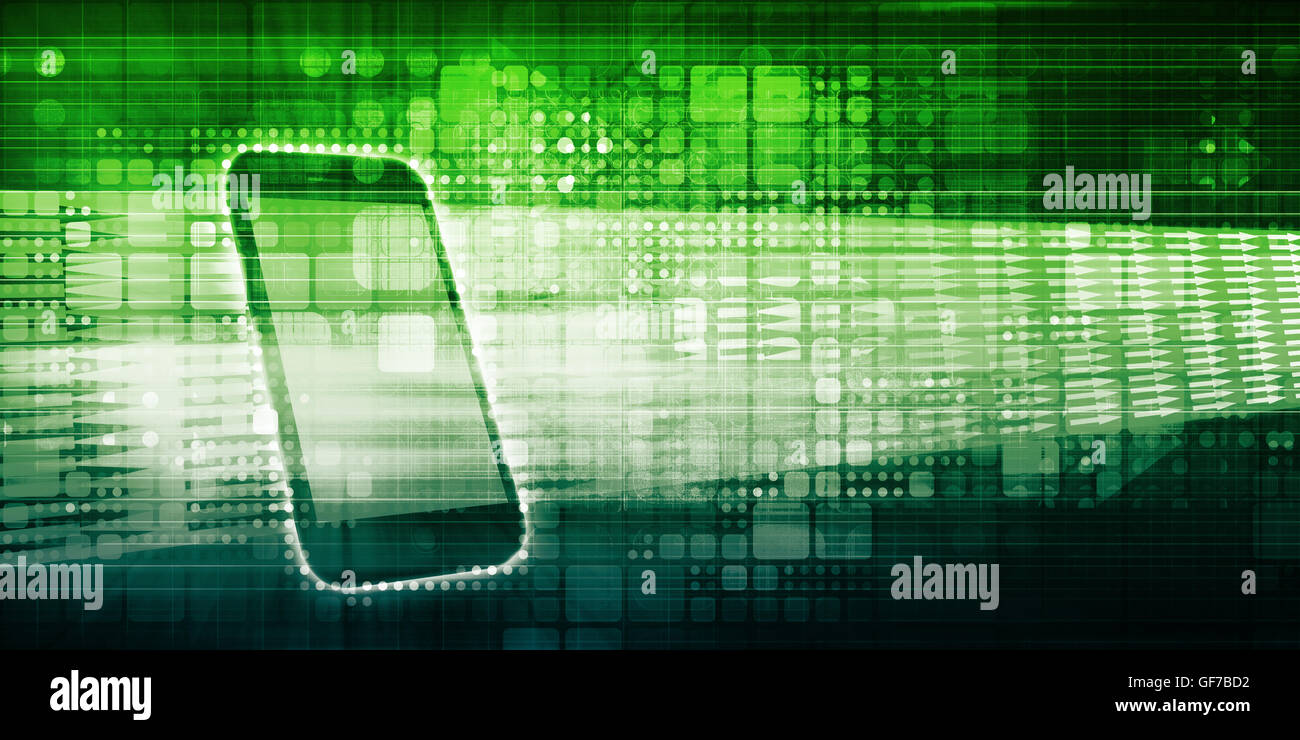 Telecommunications and Network Data Grid as a Art Stock Photo - Alamy