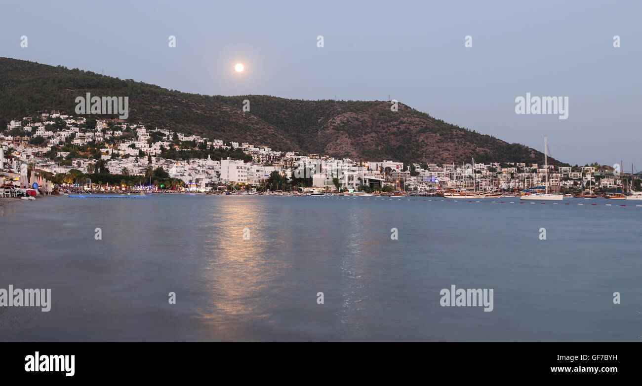 Bodrum Town in Aegean Coast of Turkey Stock Photo - Alamy