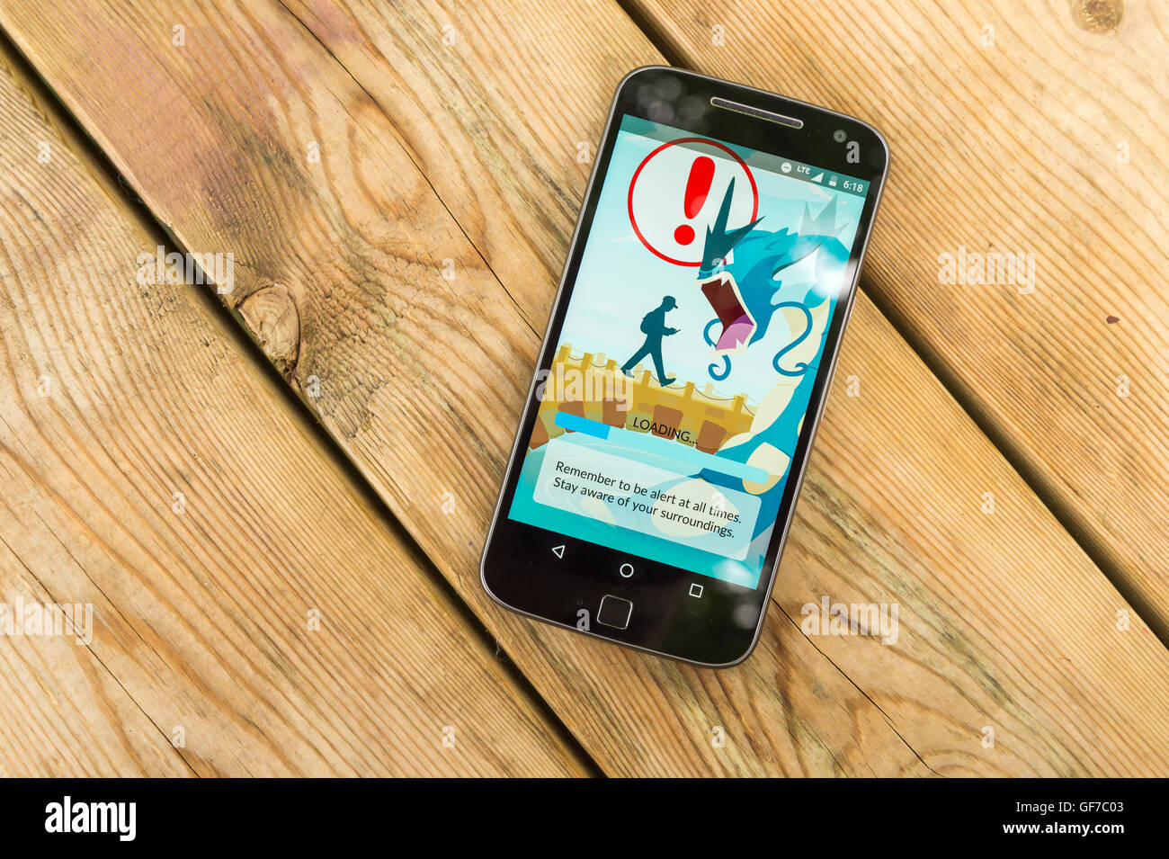 Montreal, CA - July 28, 2016: Closeup of the loading screen of the ...