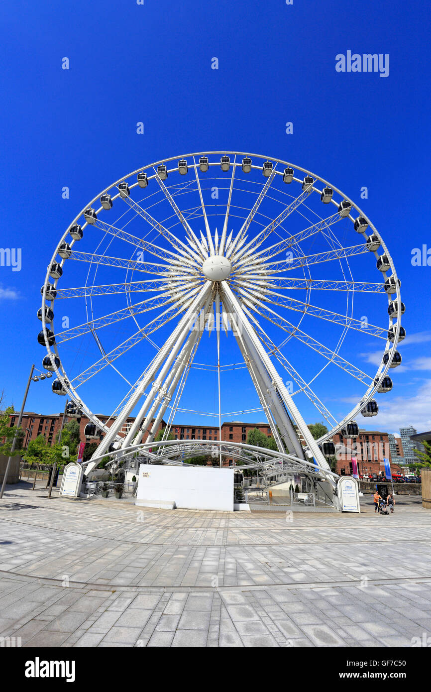 The Wheel of Liverpool, Keel Wharf, Liverpool, Merseyside, England, UK ...