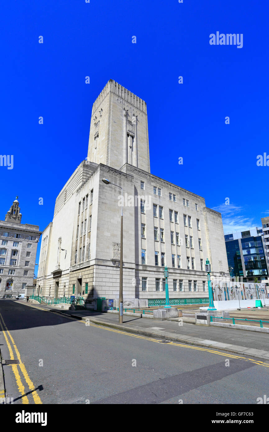 Art deco George's Dock Mersey Tunnel Building, Liverpool, Merseyside ...