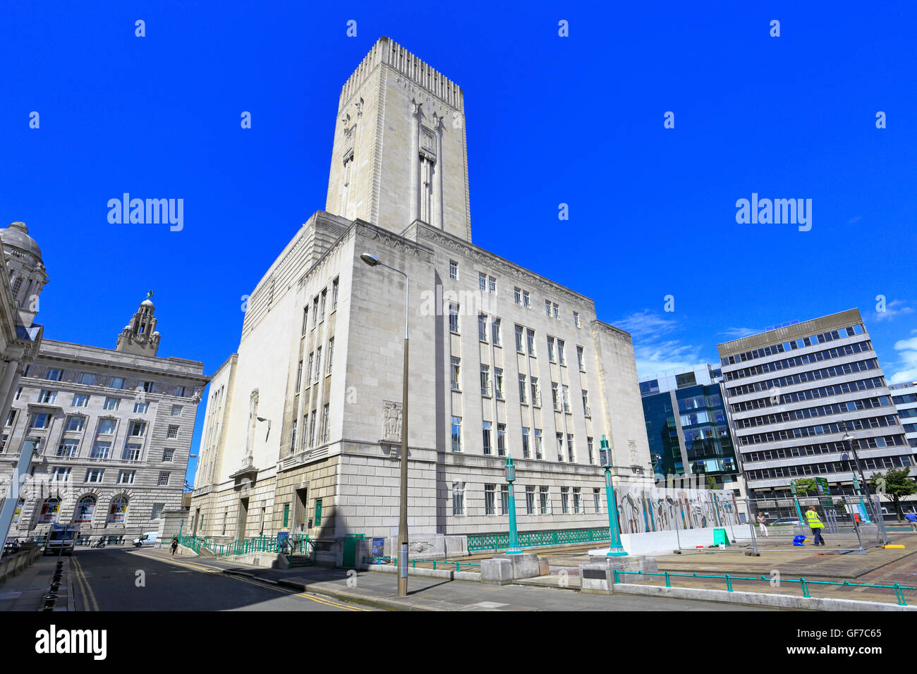 Art deco George's Dock Mersey Tunnel Building, Liverpool, Merseyside ...