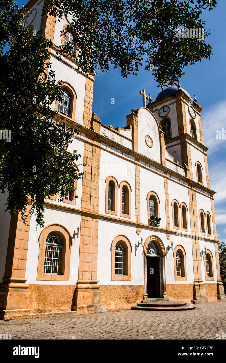 Colonial architecture church in southern Brazil. Sao Francisco do Sul ...