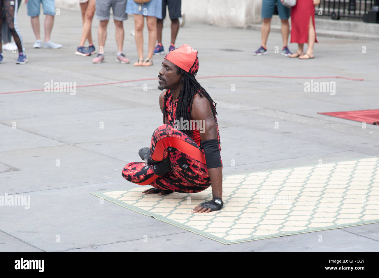Busking Festival Trafalgar Square London England UK Europe Stock Photo ...