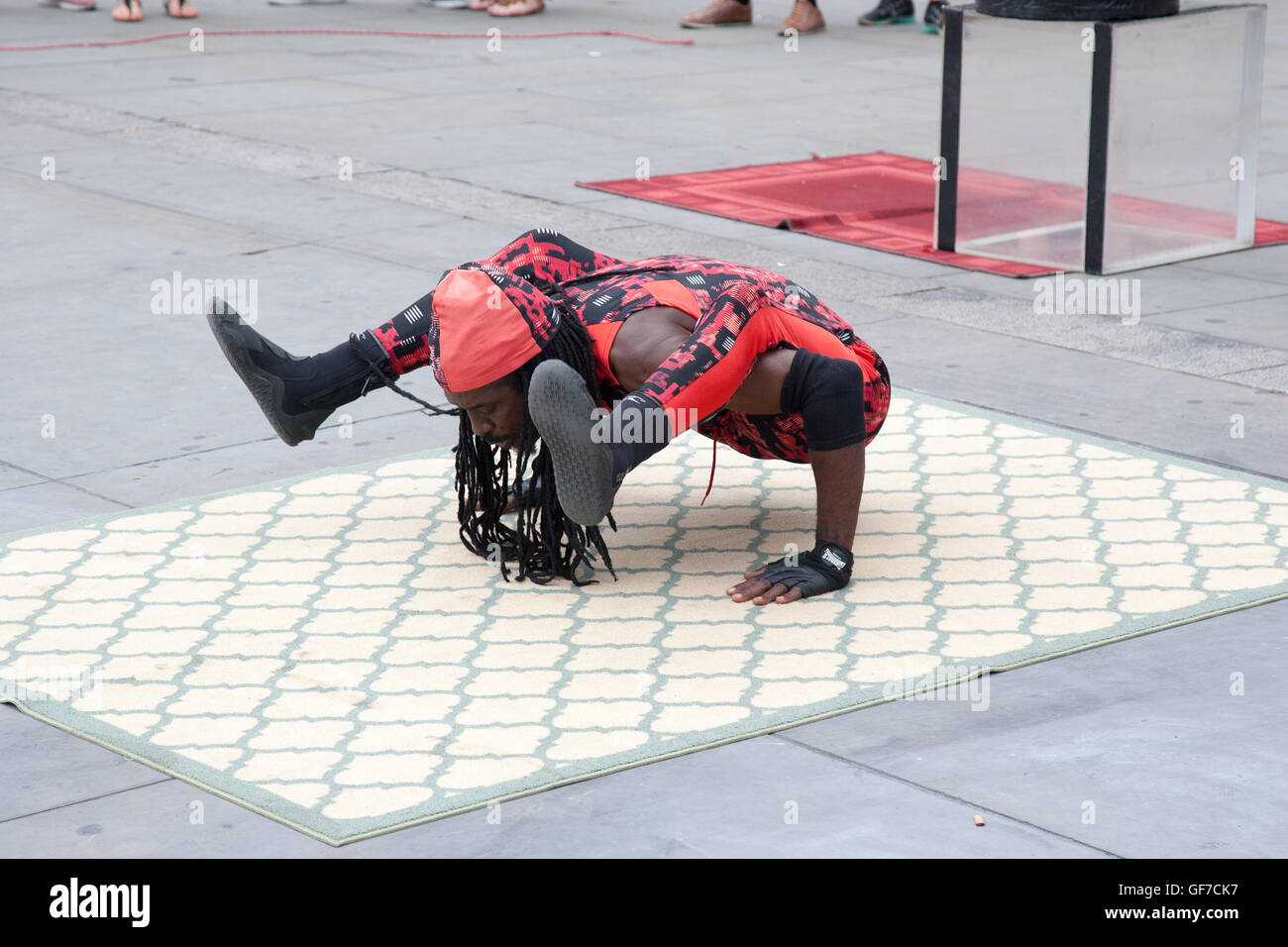 Busking Festival Trafalgar Square London England UK Europe Stock Photo ...