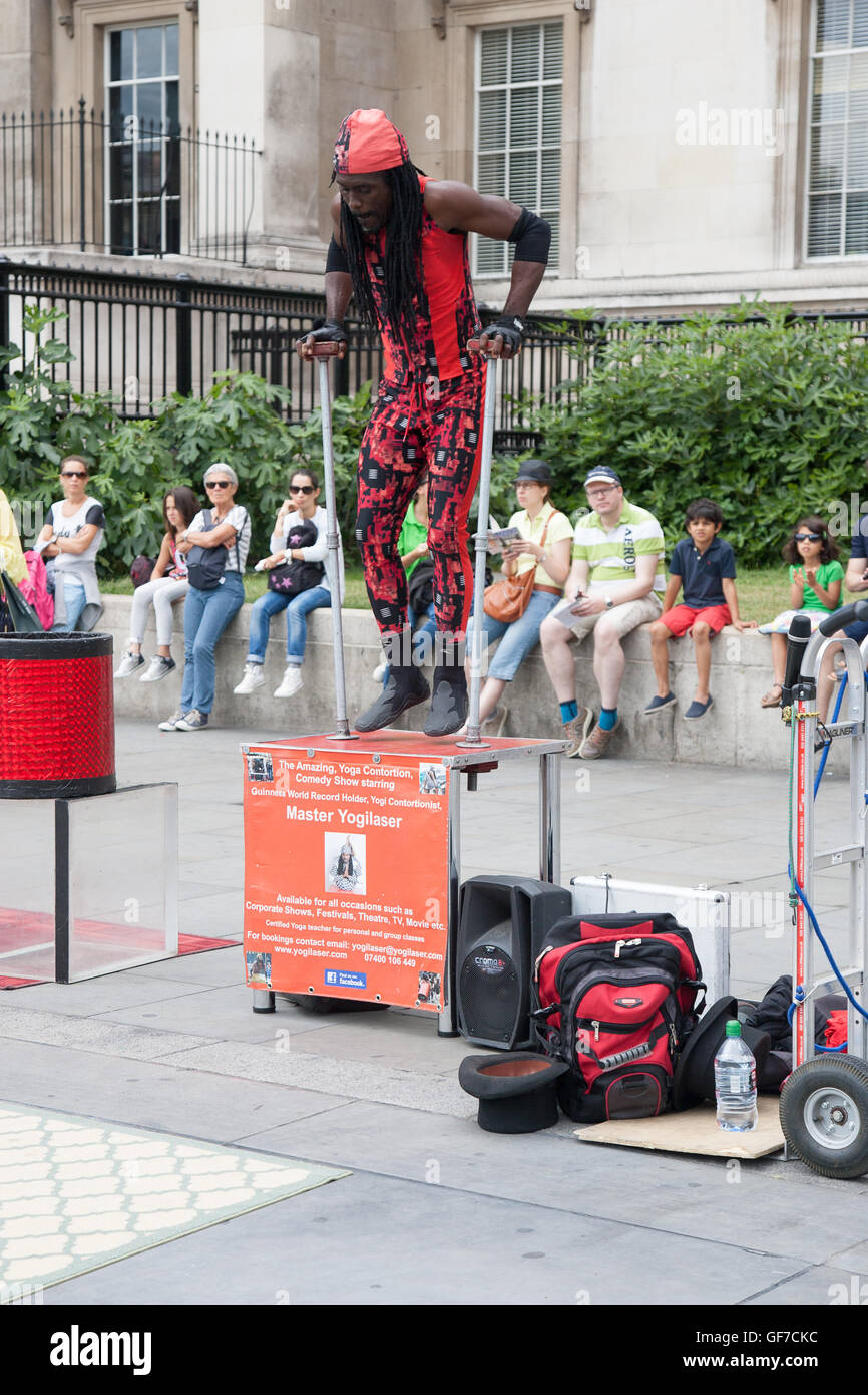 Busking Festival Trafalgar Square London England UK Europe Stock Photo ...